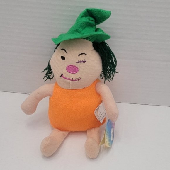 Kellytoy | Toys | Beanpals Kellytoy Witch Orange Body Green Hair Hat ...